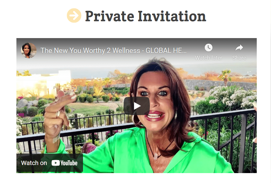 Private Invitation Wellness Retreat